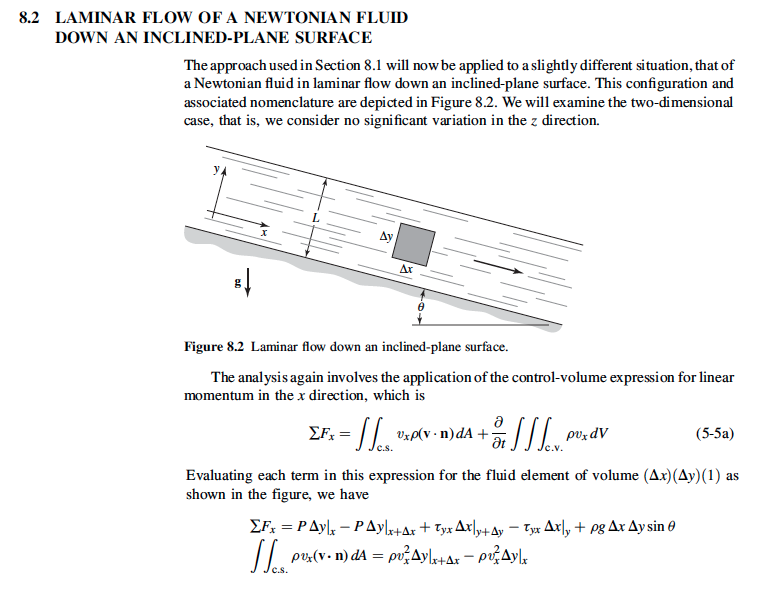 Solved Consider the inclined flow problem of Sectinon 8.2. | Chegg.com