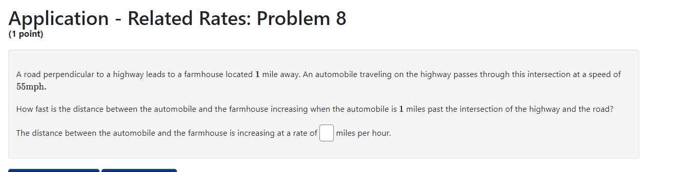 Solved Application - Related Rates: Problem 8 (1 point) A | Chegg.com