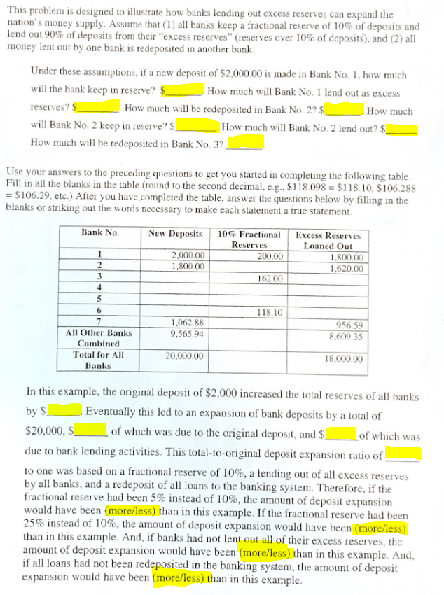 Solved Hello please fill out highlighted sections by either | Chegg.com
