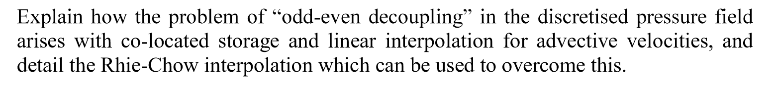 Solved Explain how the problem of “odd-even decoupling” in | Chegg.com