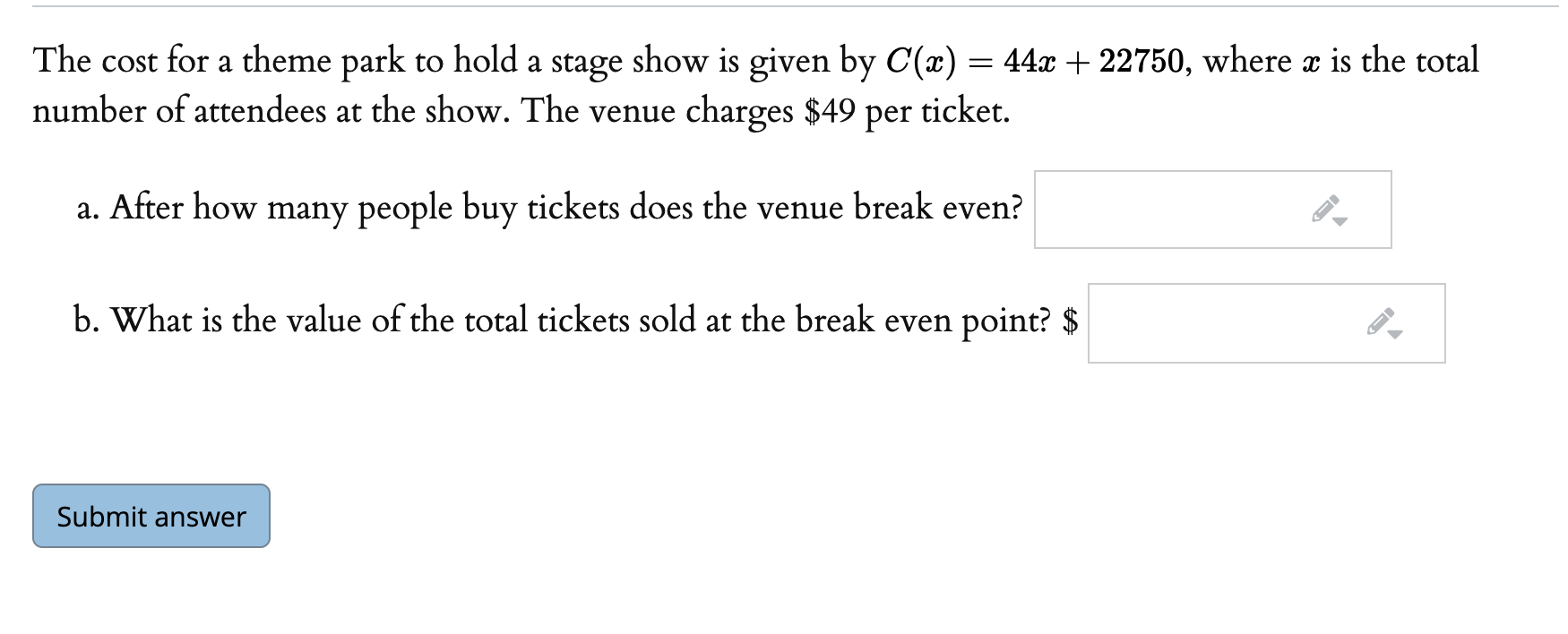 Solved = Consider the system of equations: kx 28x + 12y + | Chegg.com