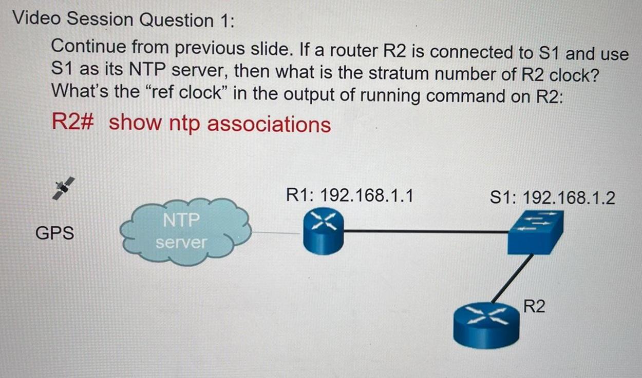 Video Session Question 1: Continue from previous | Chegg.com