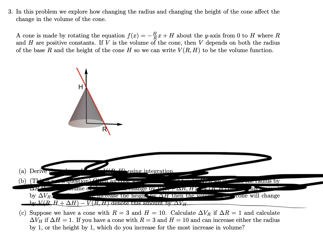 Solved 3. In this problem we explore how changing the radius | Chegg.com