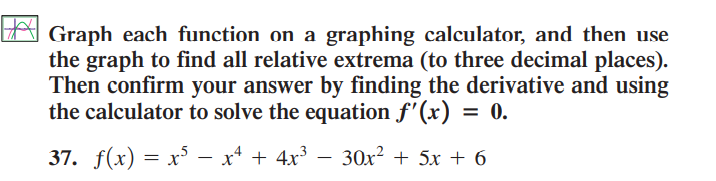 Solved Graph each function on a graphing calculator, and | Chegg.com