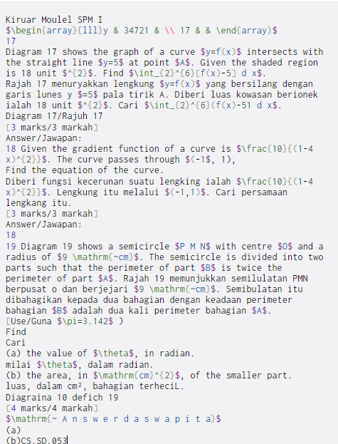 Solved Kiruar Moulel SPM I $\begin{array}{111}y & 34721 & 17 | Chegg.com