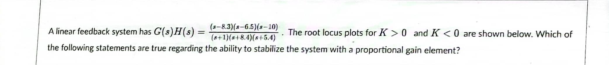 How do you do these? I tried using routh arrays to | Chegg.com