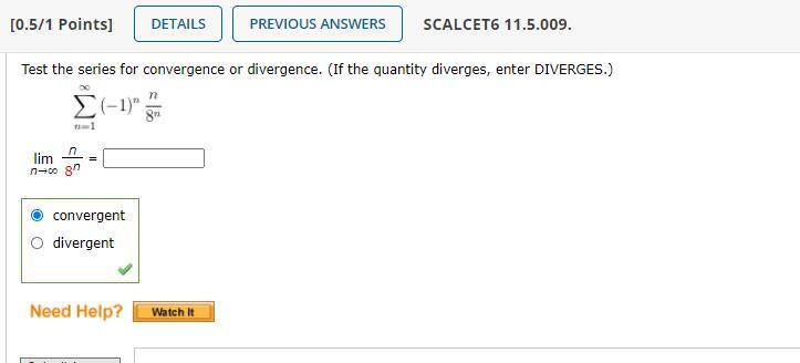 Solved [0.5/1 Points] DETAILS PREVIOUS ANSWERS SCALCET6 | Chegg.com