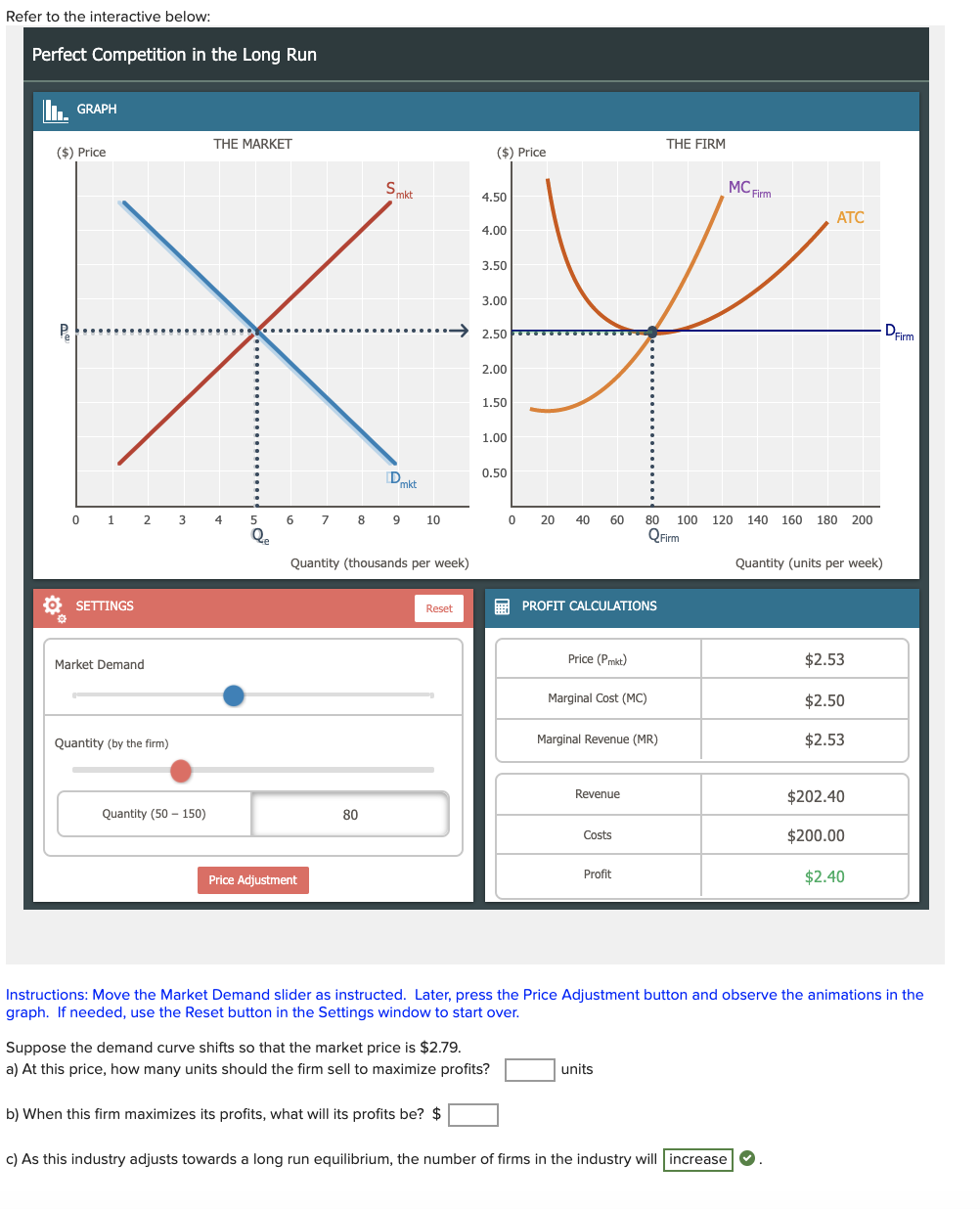 Solved Refer to the interactive below: Perfect Competition | Chegg.com