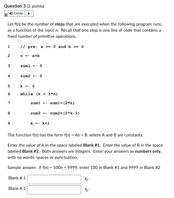 Solved When the following program runs, how many times is | Chegg.com