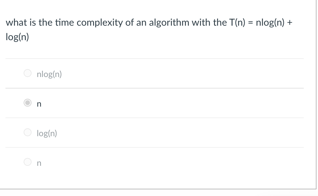 Solved Suppose an algorithm processes n data elements using | Chegg.com