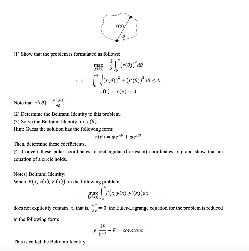 Solved Q3. Consider a piece of string of length, L. We want | Chegg.com