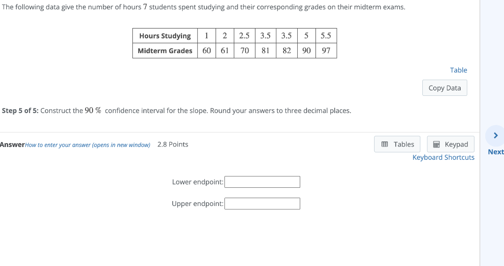Solved Step 1 Of 5 Calculate The Sum Of Squared Errors 0621