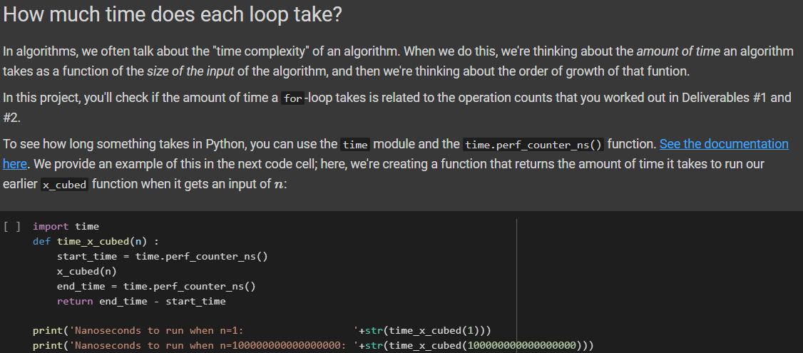 Solved How much time does each loop take? n algorithms, we | Chegg.com