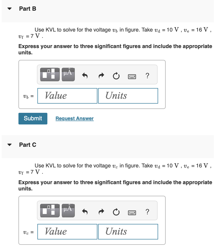 Solved Use KVL to solve for the voltage va in figure. Take | Chegg.com