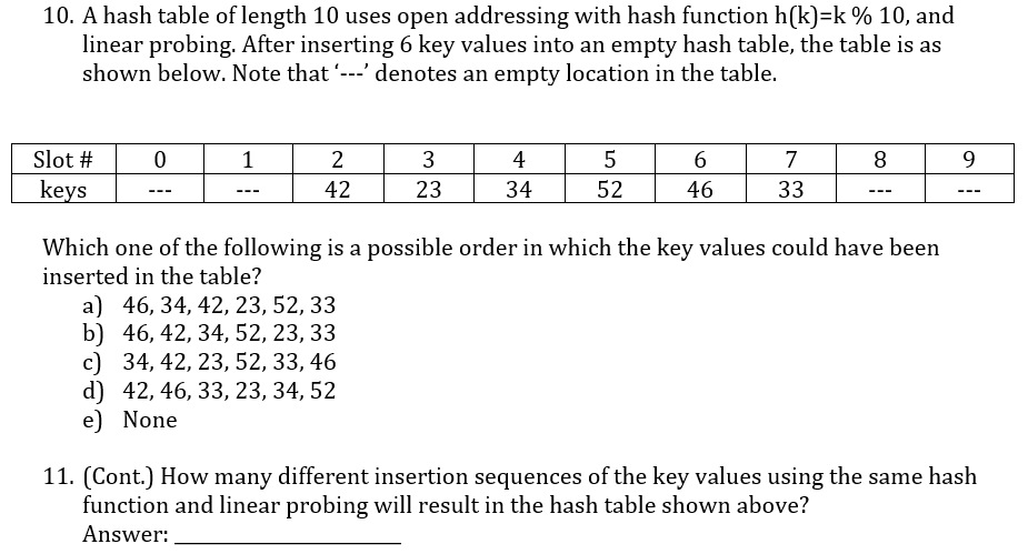 Solved 2. Consider the radix sort for a sequence of N | Chegg.com