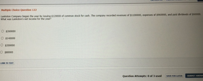 Solved Multiple Choice Question 122 Lankston Company began | Chegg.com Solved Multiple Choice Question 122 Lankston Company began | Chegg.com
