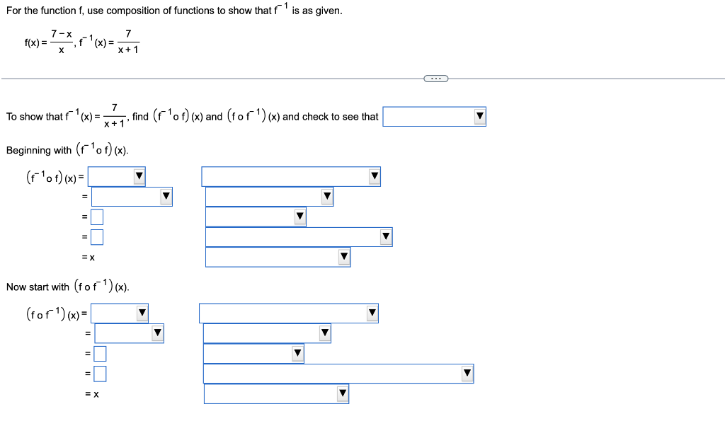 Solved For the function f, use composition of functions to | Chegg.com