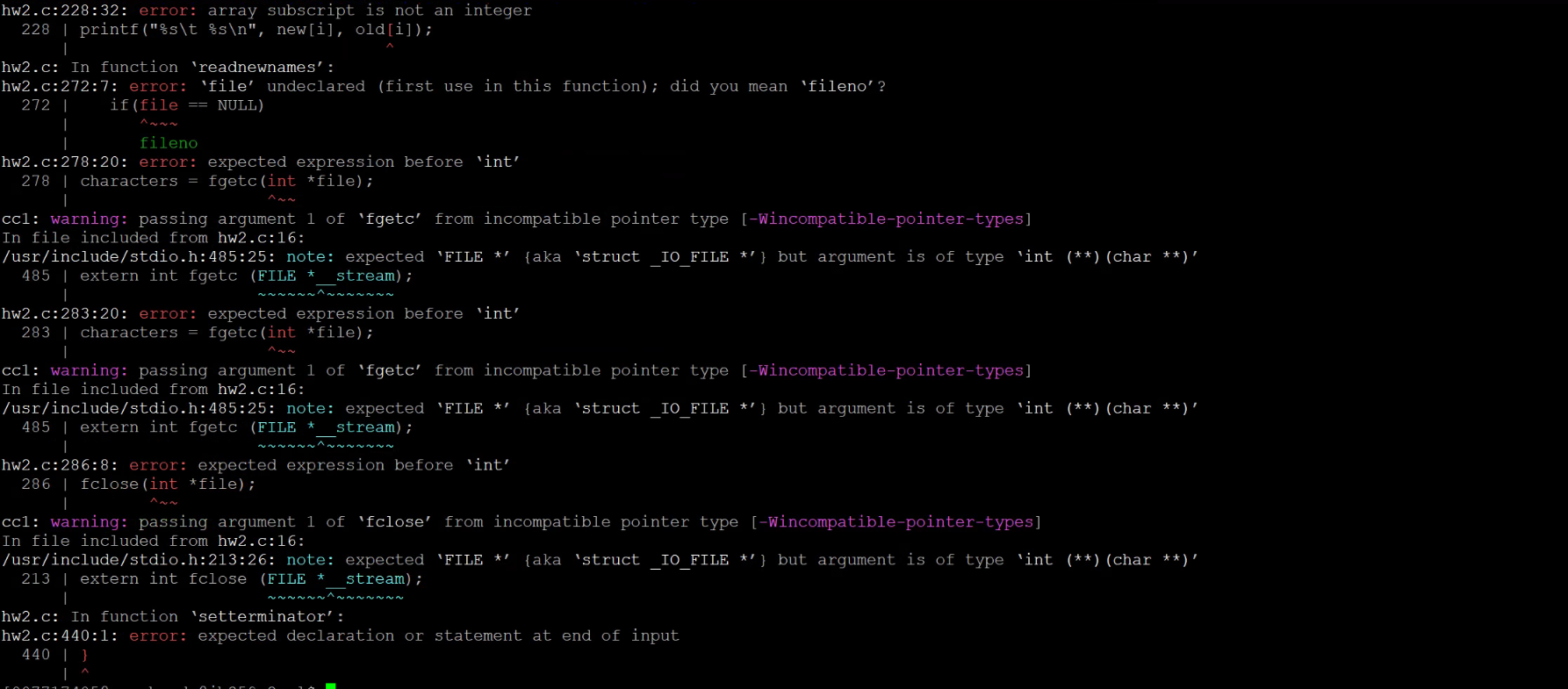 CSE 4600 Toy Shell C coding Using the coding in | Chegg.com
