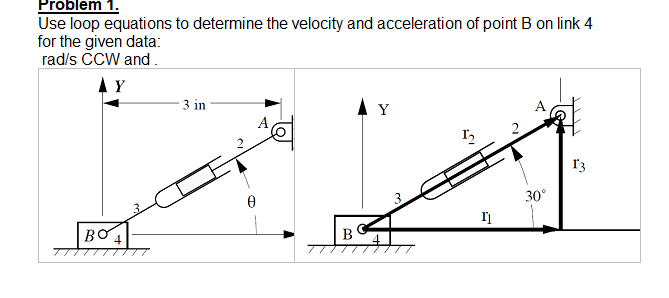 Solved Problem 1. Use loop equations to determine the | Chegg.com