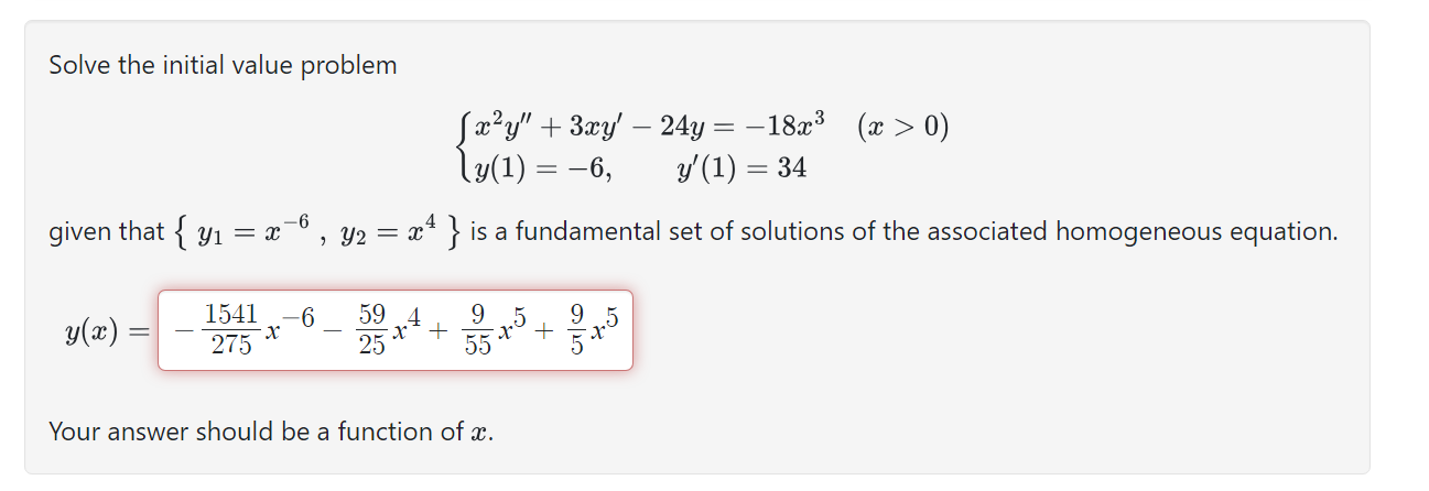 Solved Solve the initial value problem | Chegg.com