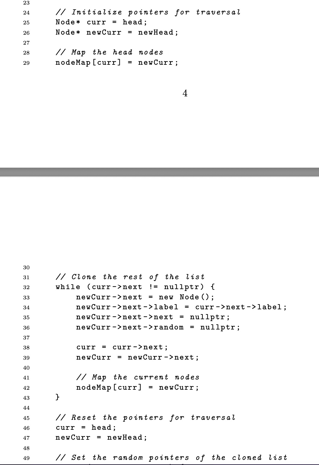 Solved while (curr != nullptr) \{ newCurr->random = nodeMap | Chegg.com