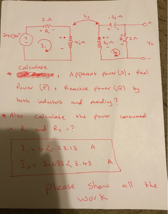 Solved -21 I, 65-1 Calculate love both inductors and ui CP) | Chegg.com
