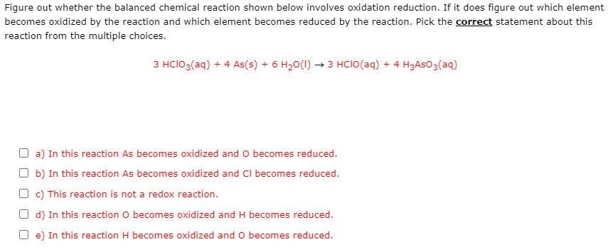 Solved Figure out whether the balanced chemical reaction | Chegg.com