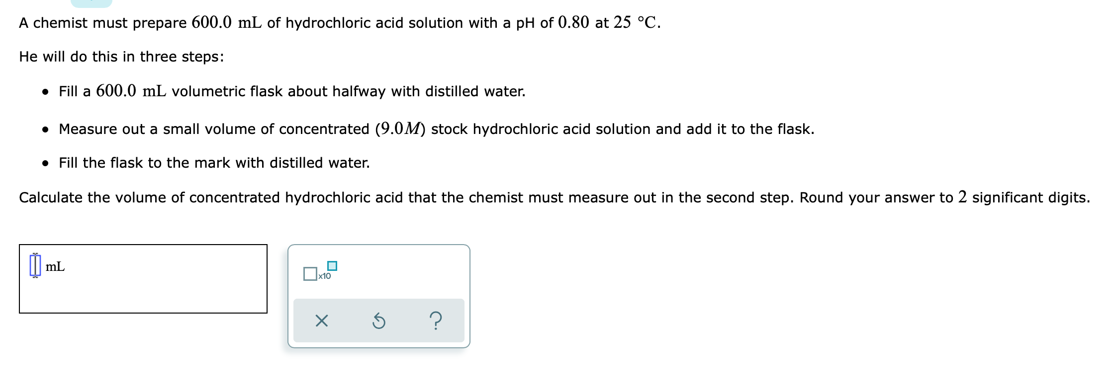 Solved A chemist dissolves 718. mg of pure hydroiodic acid | Chegg.com