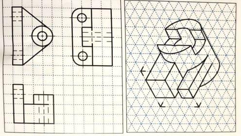 Solved Convert isometric to orthogonal dimensions and vice | Chegg.com