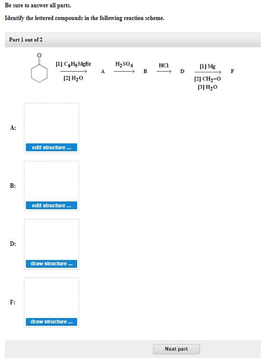 Solved Be sure to answer all parts. Identify the lettered | Chegg.com