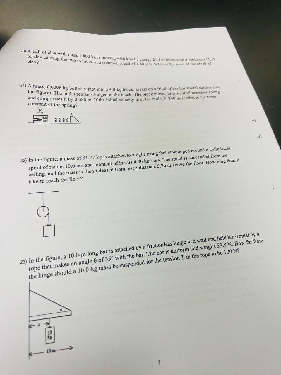Solved SHORT ANSWER. Solve for the unknown in the problem | Chegg.com