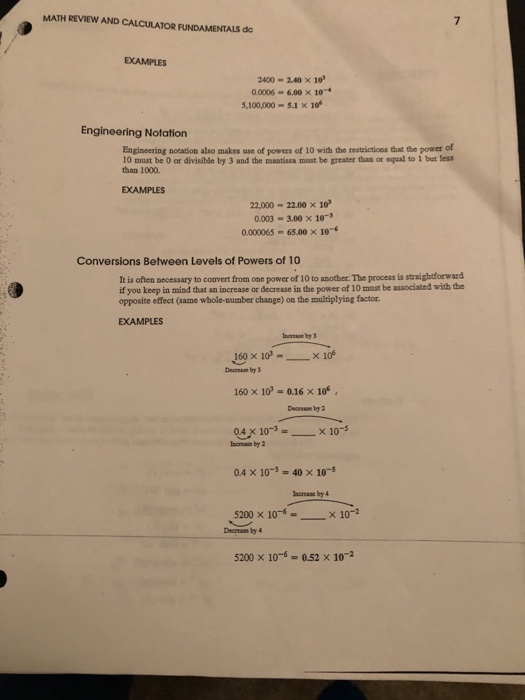 MATH REVIEW EXPERIMENT de 1 Multiplication: | Chegg.com