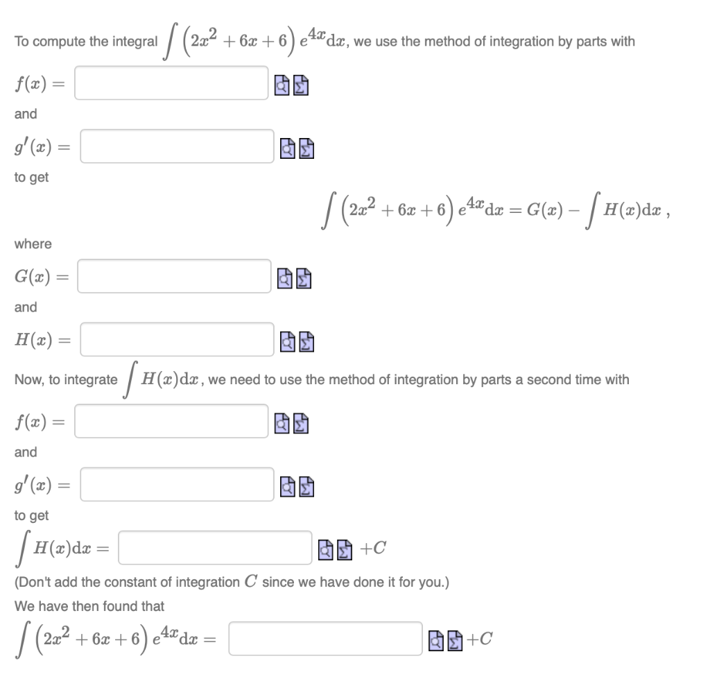 Solved To compute the integral dx, we use the method of | Chegg.com