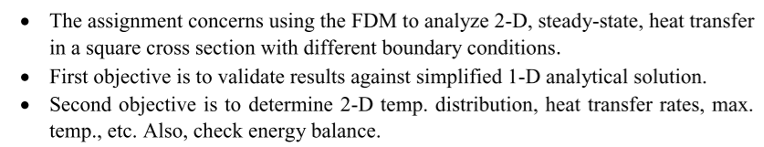 - The assignment concerns using the FDM to analyze | Chegg.com
