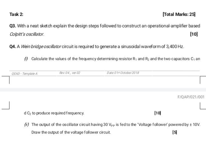 Solved Task 2: [Total Marks: 25 Q3. With a neat sketch | Chegg.com
