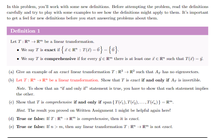 Solved In this problem, you'll work with some new | Chegg.com