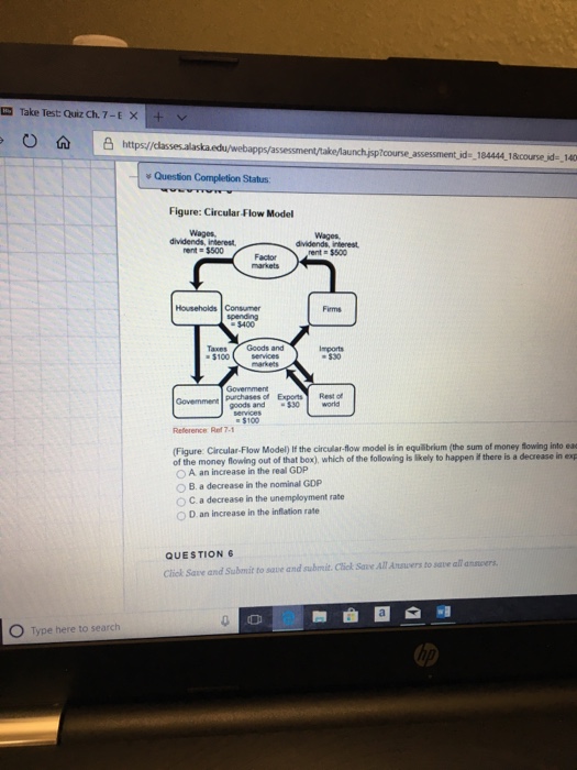 Solved https://classesalaska.edu/webapps/assessment | Chegg.com