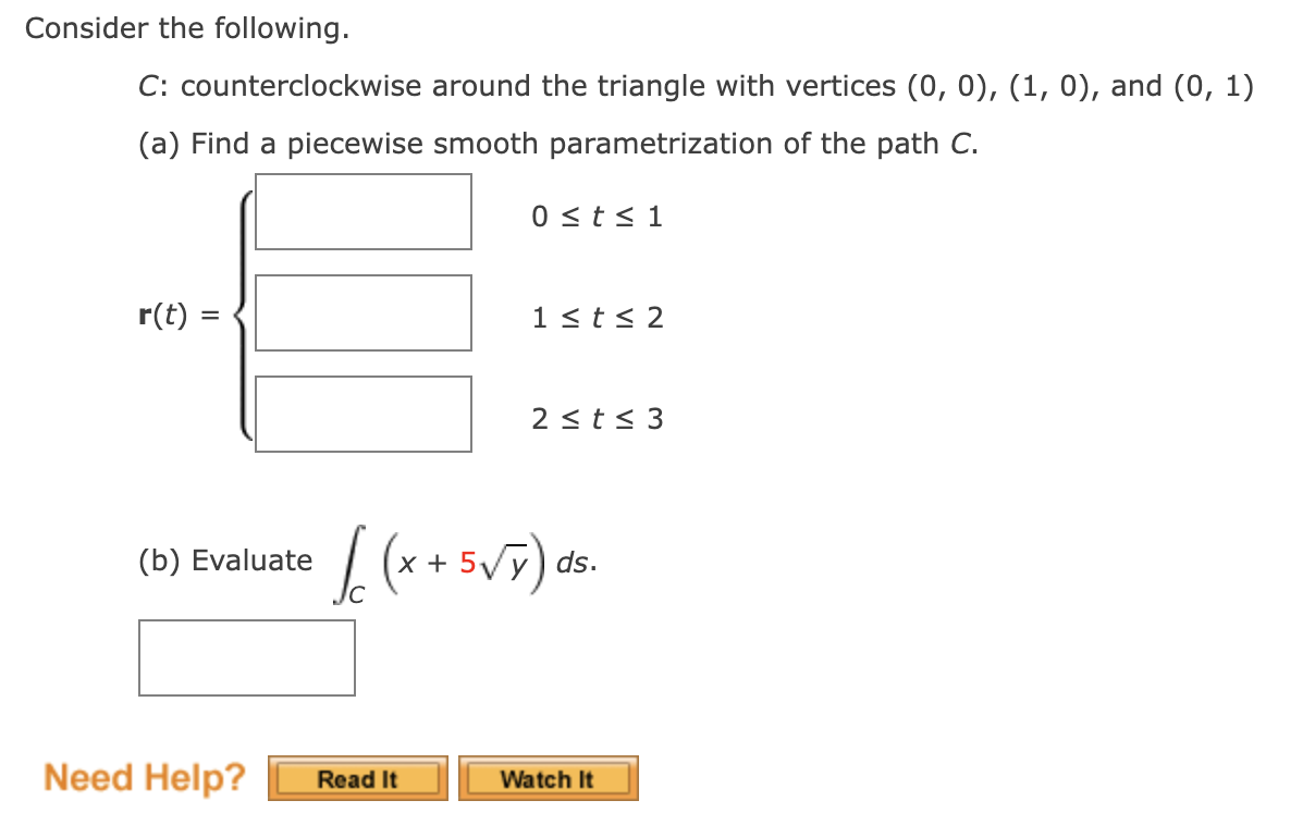 Solved Consider the following. C : counterclockwise around | Chegg.com
