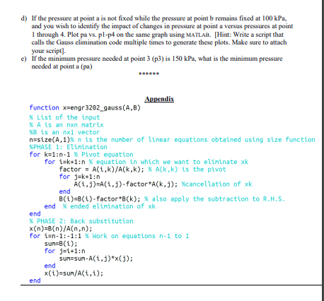 Solved 5. Hydraulic pressure in a City Pipe Network (30 | Chegg.com