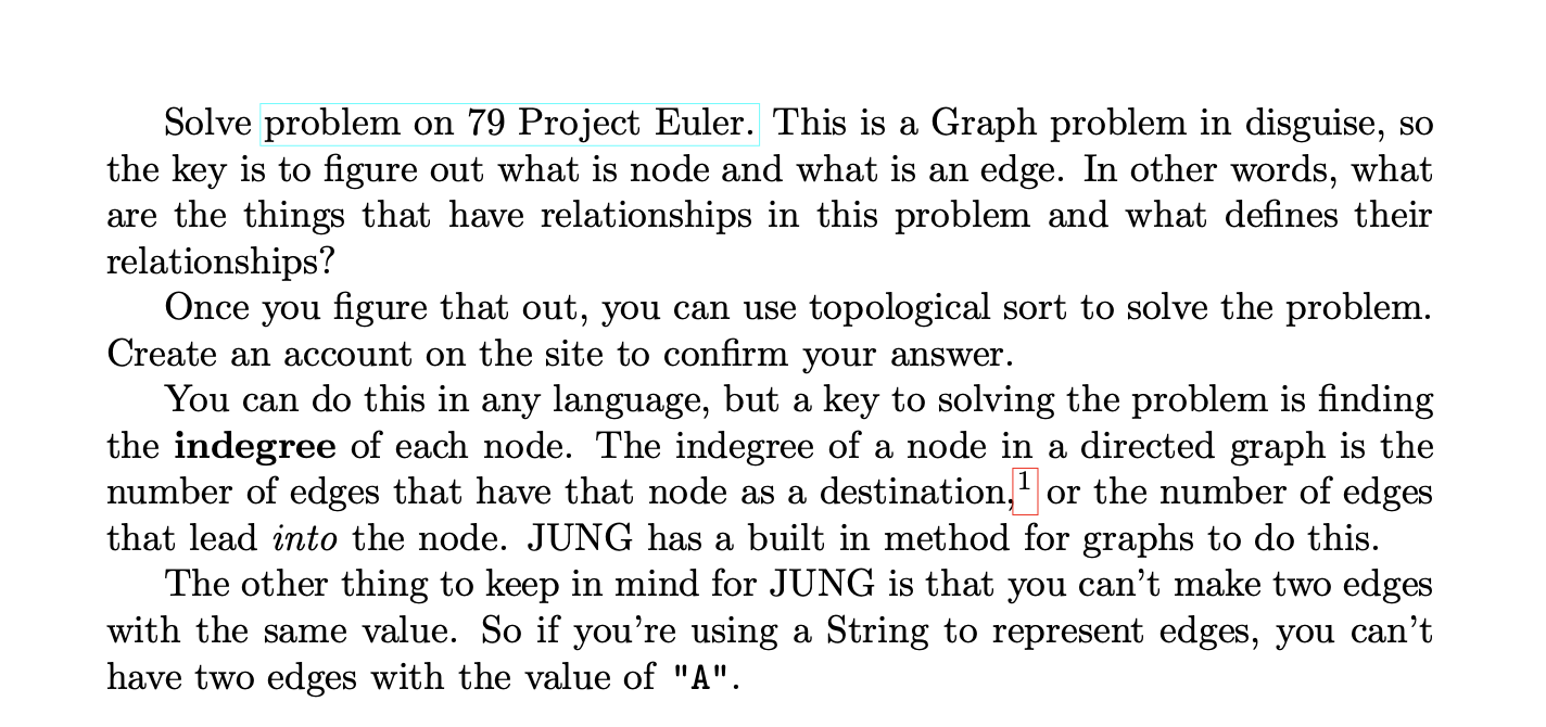 Solved Solve problem on 79 Project Euler. This is a Graph | Chegg.com