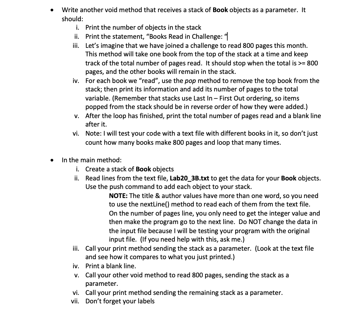 Solved - Write another void method that receives a stack of | Chegg.com Solved - Write another void method that receives a stack of | Chegg.com