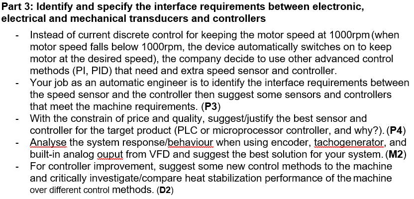 Solved Part 3: Identify and specify the interface | Chegg.com