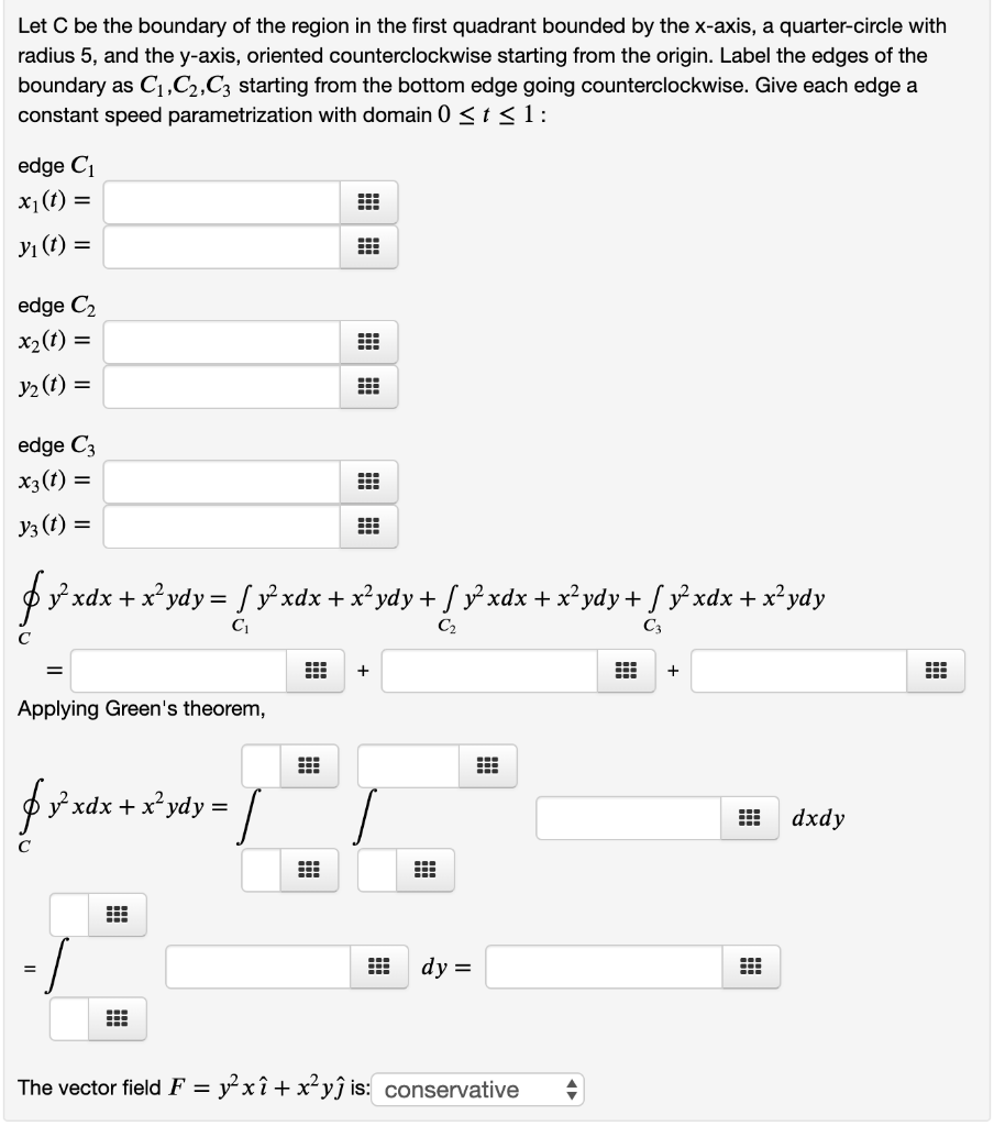 Solved Let C be the boundary of the region in the first | Chegg.com