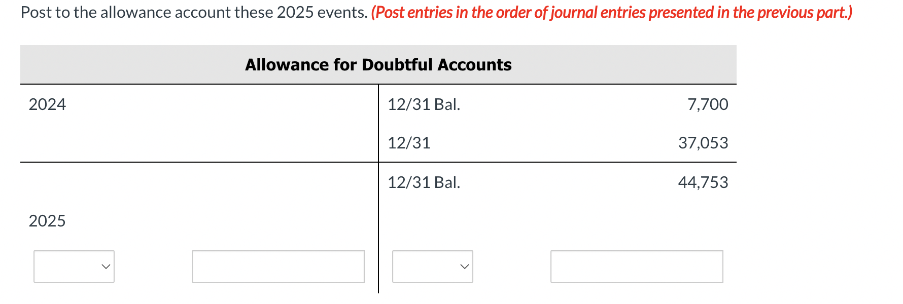 Solved Journalize the adjusting entry for bad debts at | Chegg.com