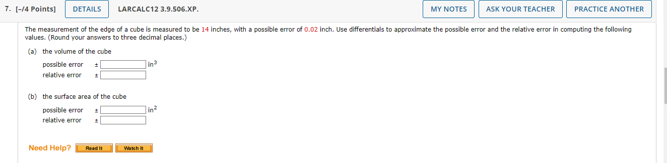 Solved values. (Round your answers to three decimal places.) | Chegg.com