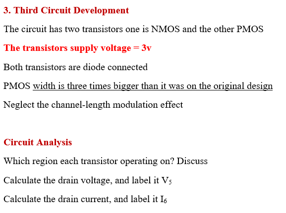 Solved Design Three Circuits To Calculate And Analyze The 1464