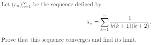 Solved Let (sn)n=1∞ be the sequence defined by | Chegg.com