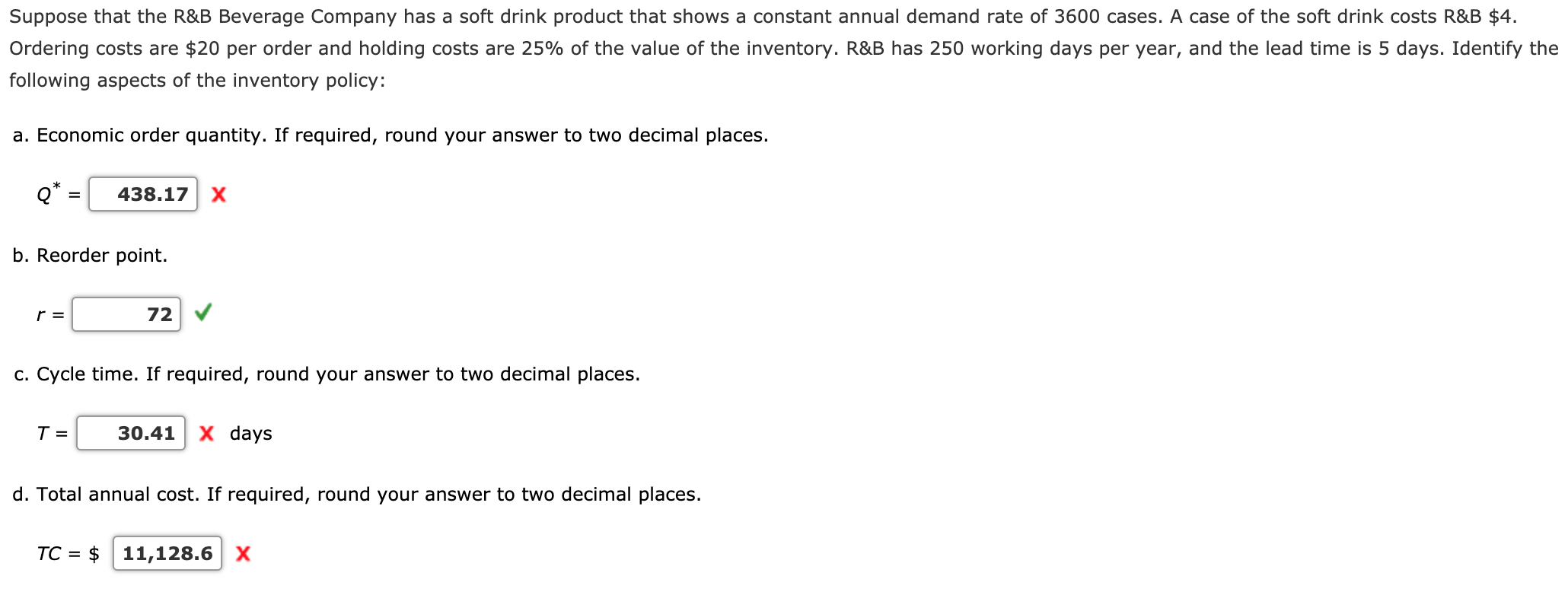 Solved Suppose that the R&B Beverage Company has a soft | Chegg.com