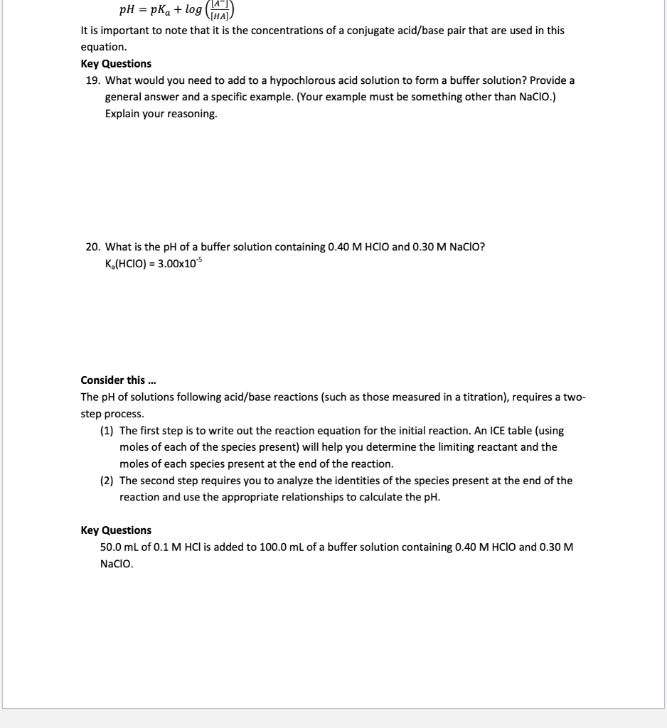 Consider this ... The following table summarizes the | Chegg.com