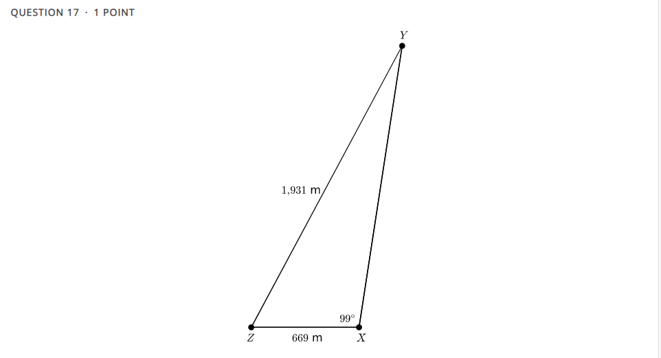 Solved QUESTION 17 - 1 POINTIn the figure above, point Y | Chegg.com Solved QUESTION 17 - 1 POINTIn the figure above, point Y | Chegg.com